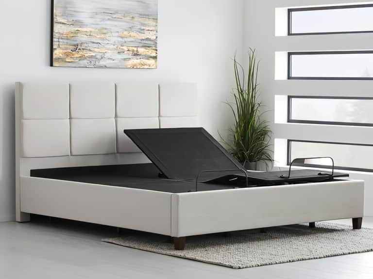 floor level bed frame king