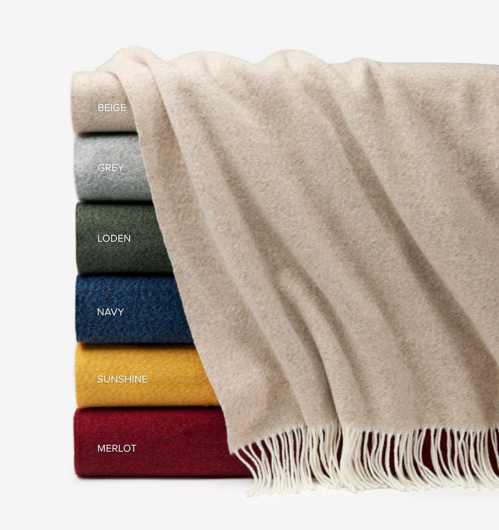 Sferra Matese Merino Wool Throw Blanket | Blankets, Quilts, and Pillow ...