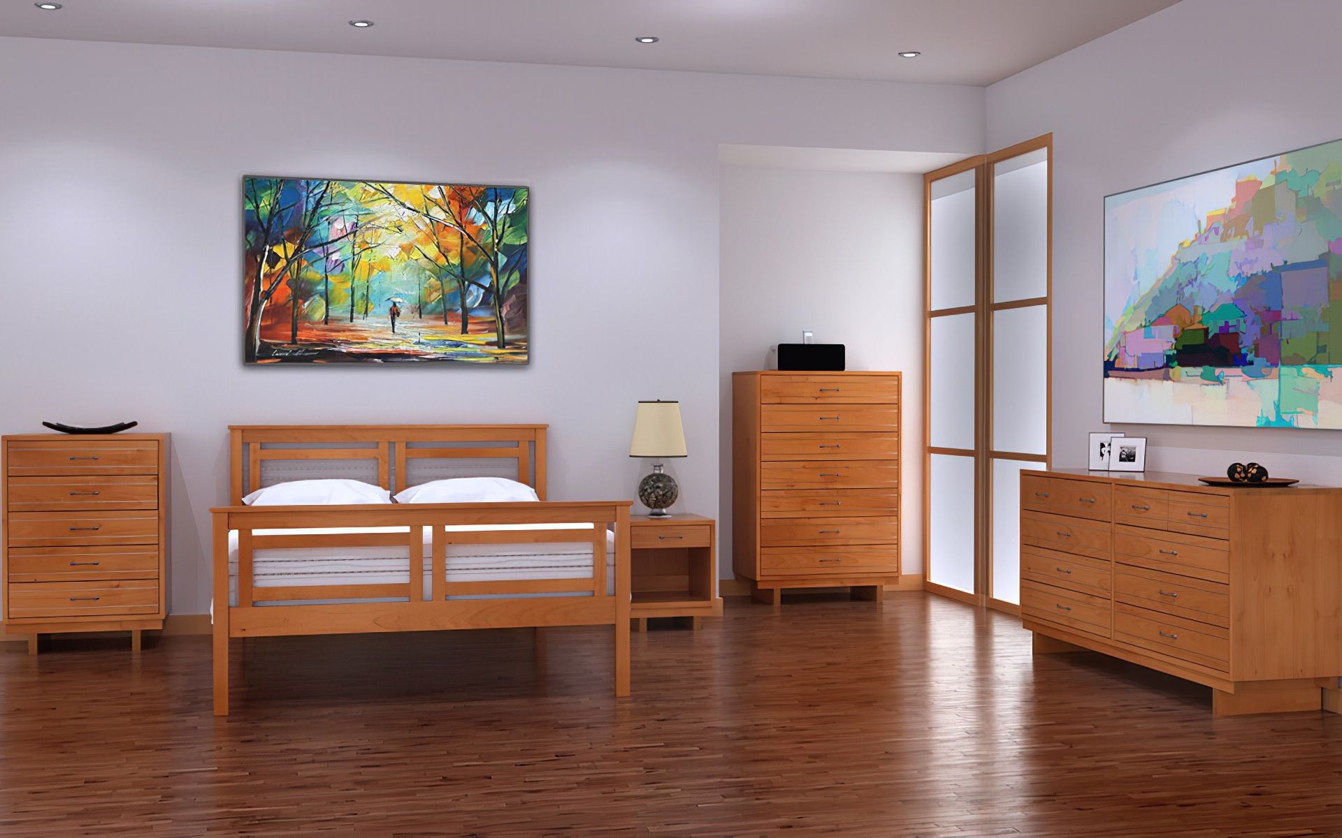 The Cable Crossing Bed | Platform Bed Frames