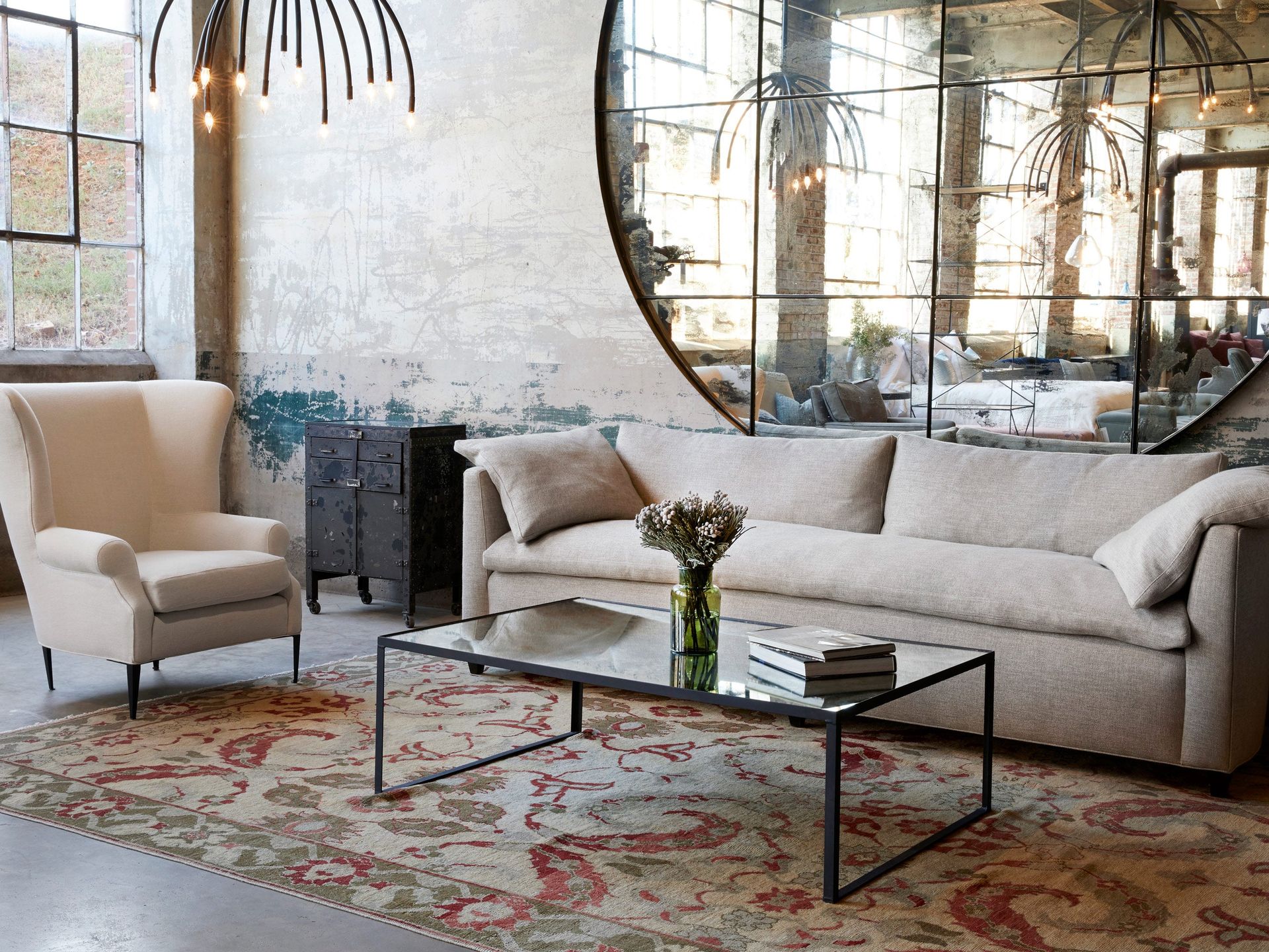 Cisco Home Havana Loveseat and Sofa | Modern