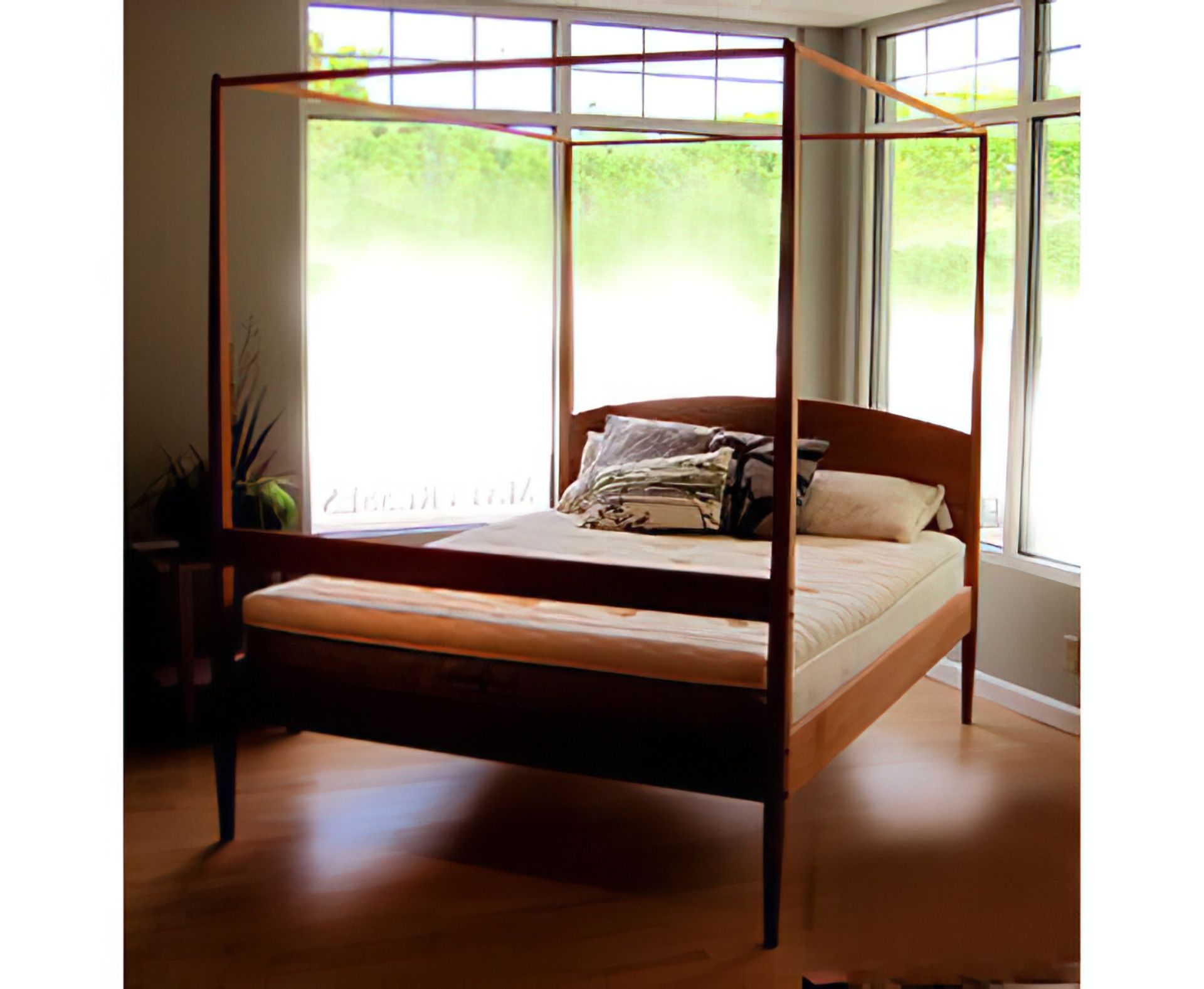 Maple Corner Woodworks Shaker 4|Post Bed Frame | Platform Bed Frames