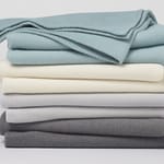 COYUCHI Organic Cotton Honeycomb Blanket / Throw | Blankets, Quilts ...