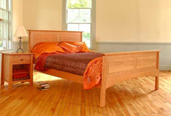 Maple Corner Woodworks Harvest Moon Panel Bed | Platform Bed Frames ...