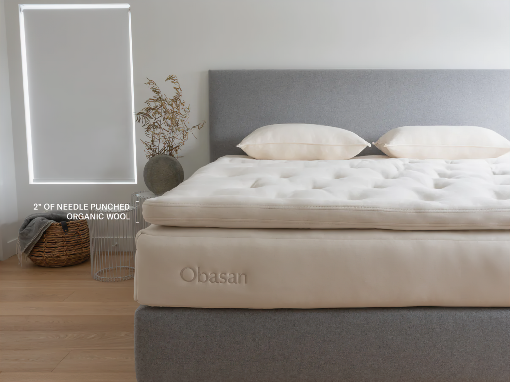 Obasan Classic Organic Wool Topper | Wool Mattress Toppers