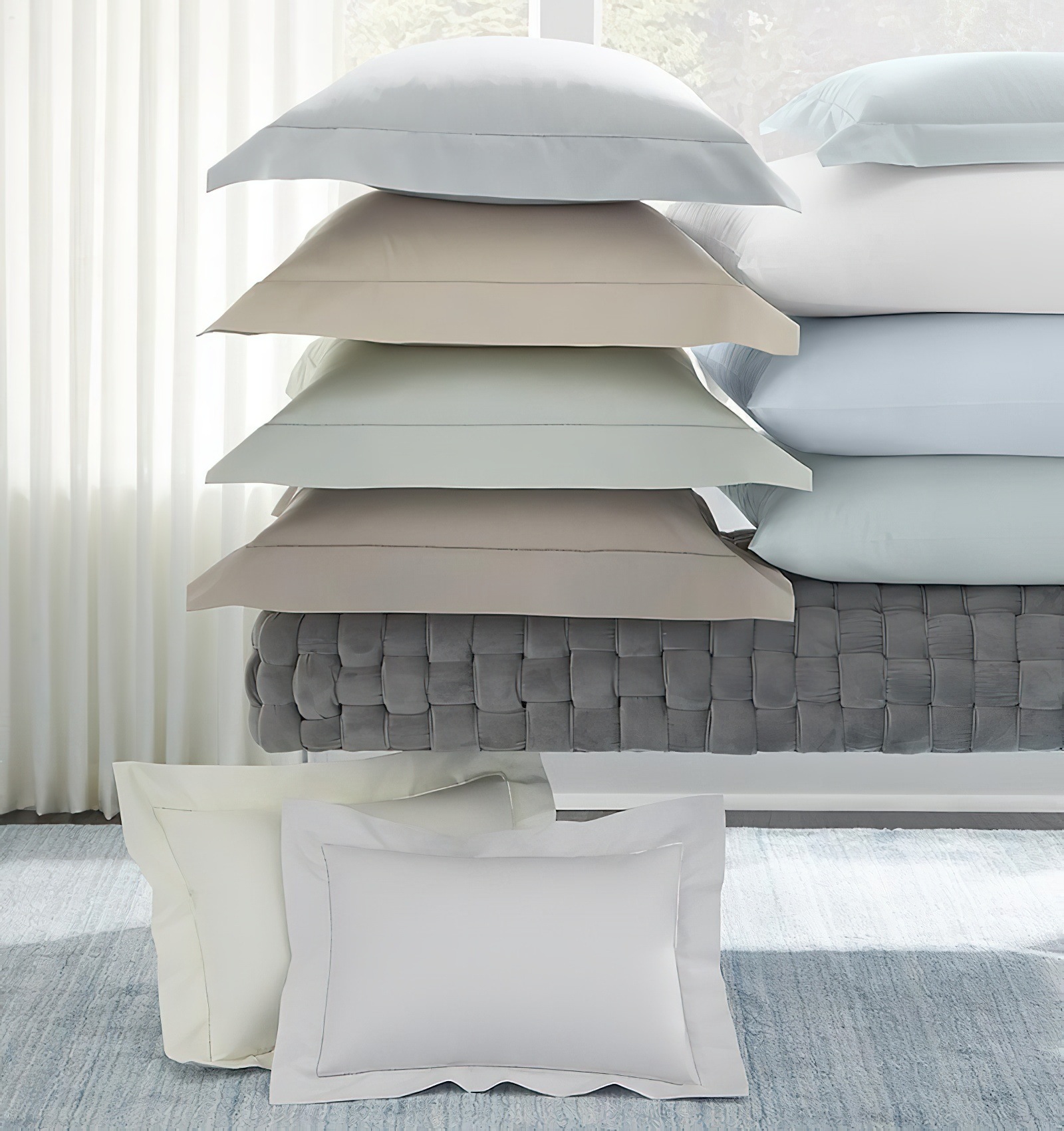Sferra Celeste Luxury Percale Sheets | Sheets