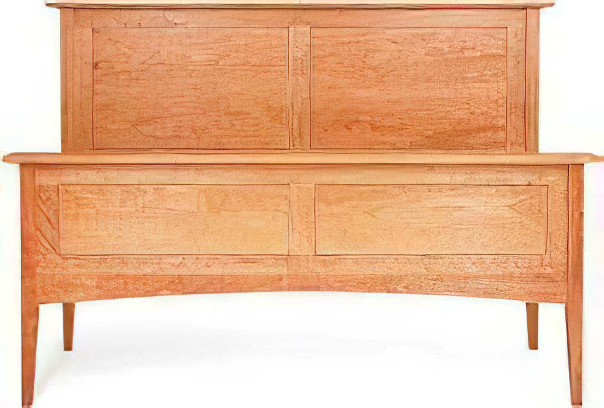 Canterbury Shaker Panel Bed Platform Bed | Platform Bed Frames