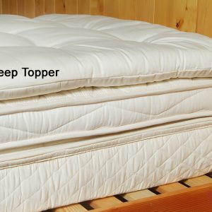 Savvy Rest Woolsy Natural Wool Mattress Topper | Wool Mattress Toppers
